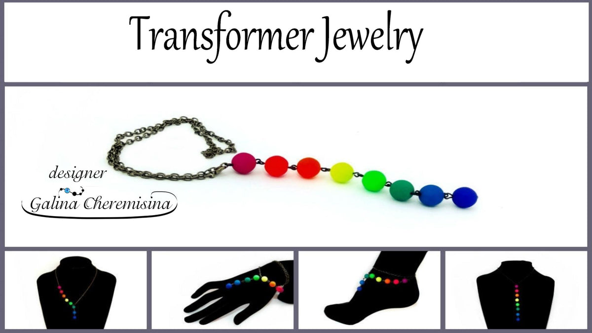 DIY: Transformer Jewelry made of Neon Beads — ScaraBeads US