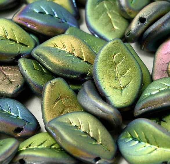 Leaves Beads — ScaraBeads.com