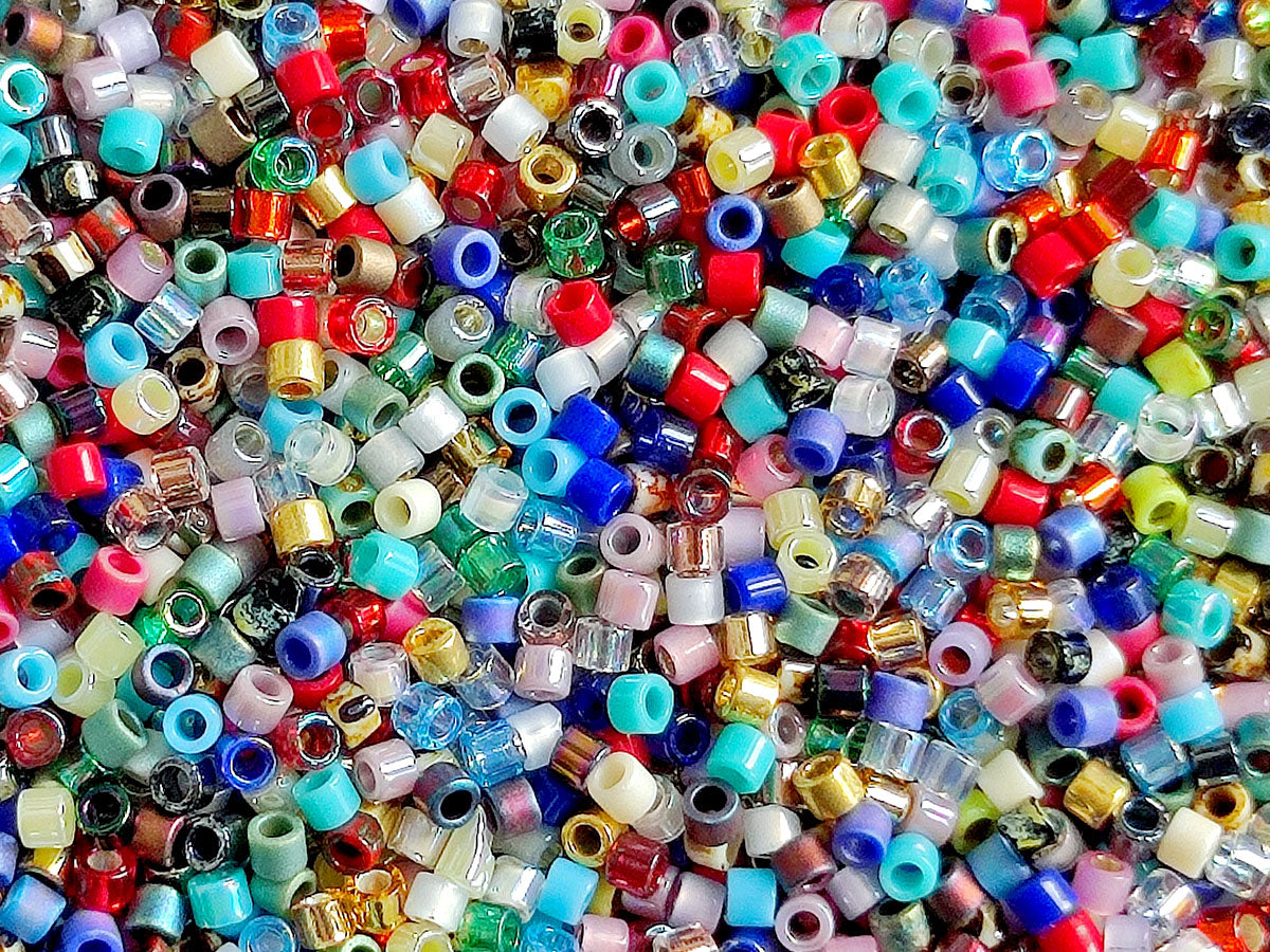 10 g Delica Seed Beads 10/0, Mix, Miyuki Japanese Beads — ScaraBeads.com