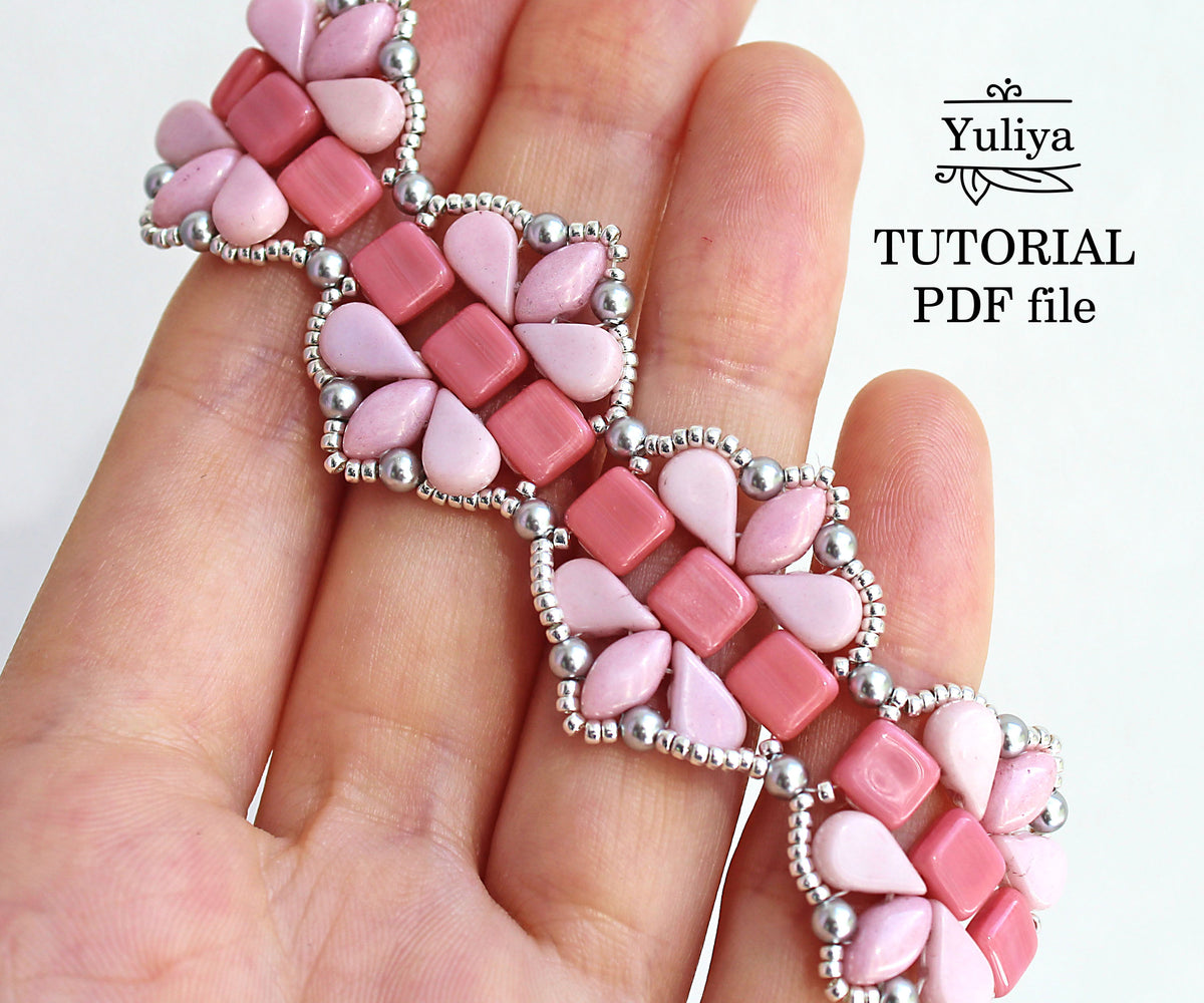 Beading tutorials, Beading pattern, Bead bracelet tutorial, Pattern ...